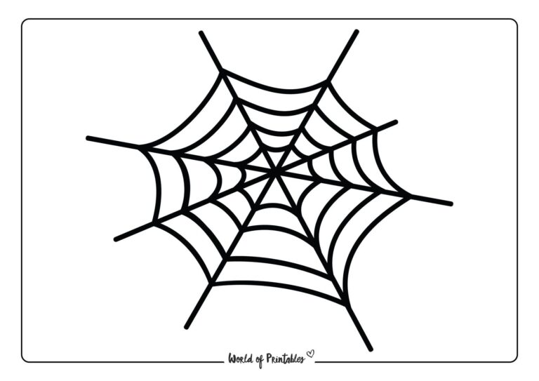 Spiderweb Printables - World of Printables