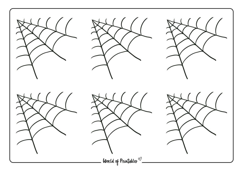 Spiderweb Printables - World of Printables