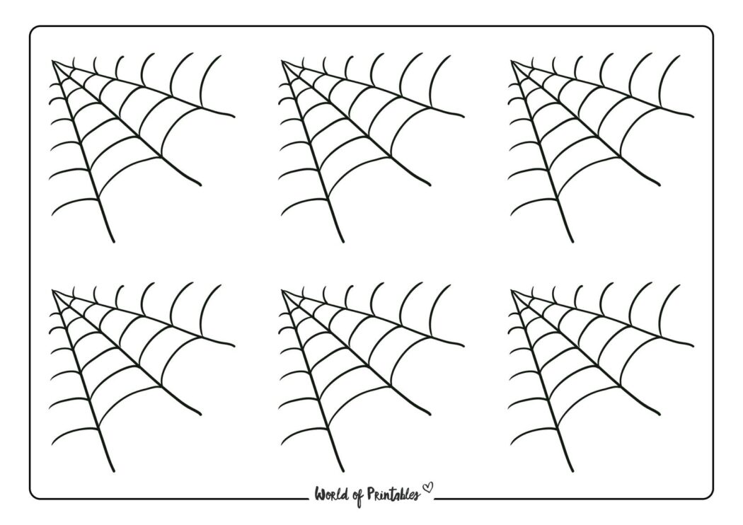 Spiderweb Printables - World of Printables