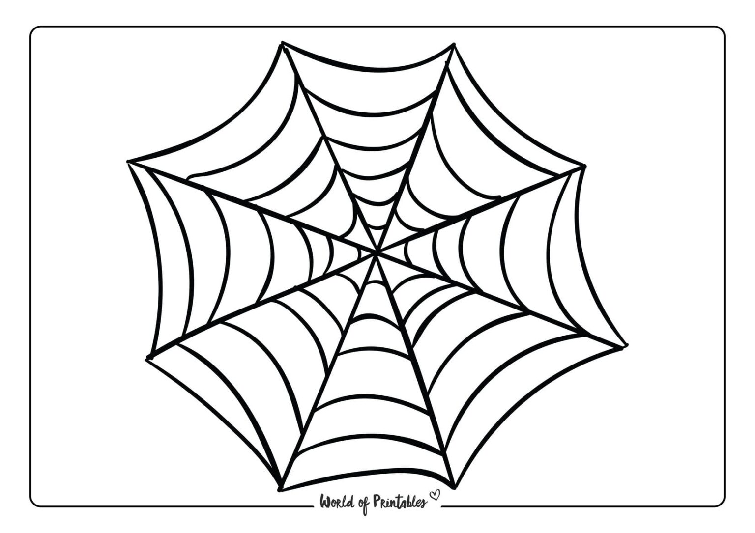 Spiderweb Printables - World of Printables