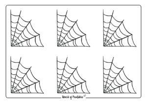 Spiderweb Printables - World of Printables
