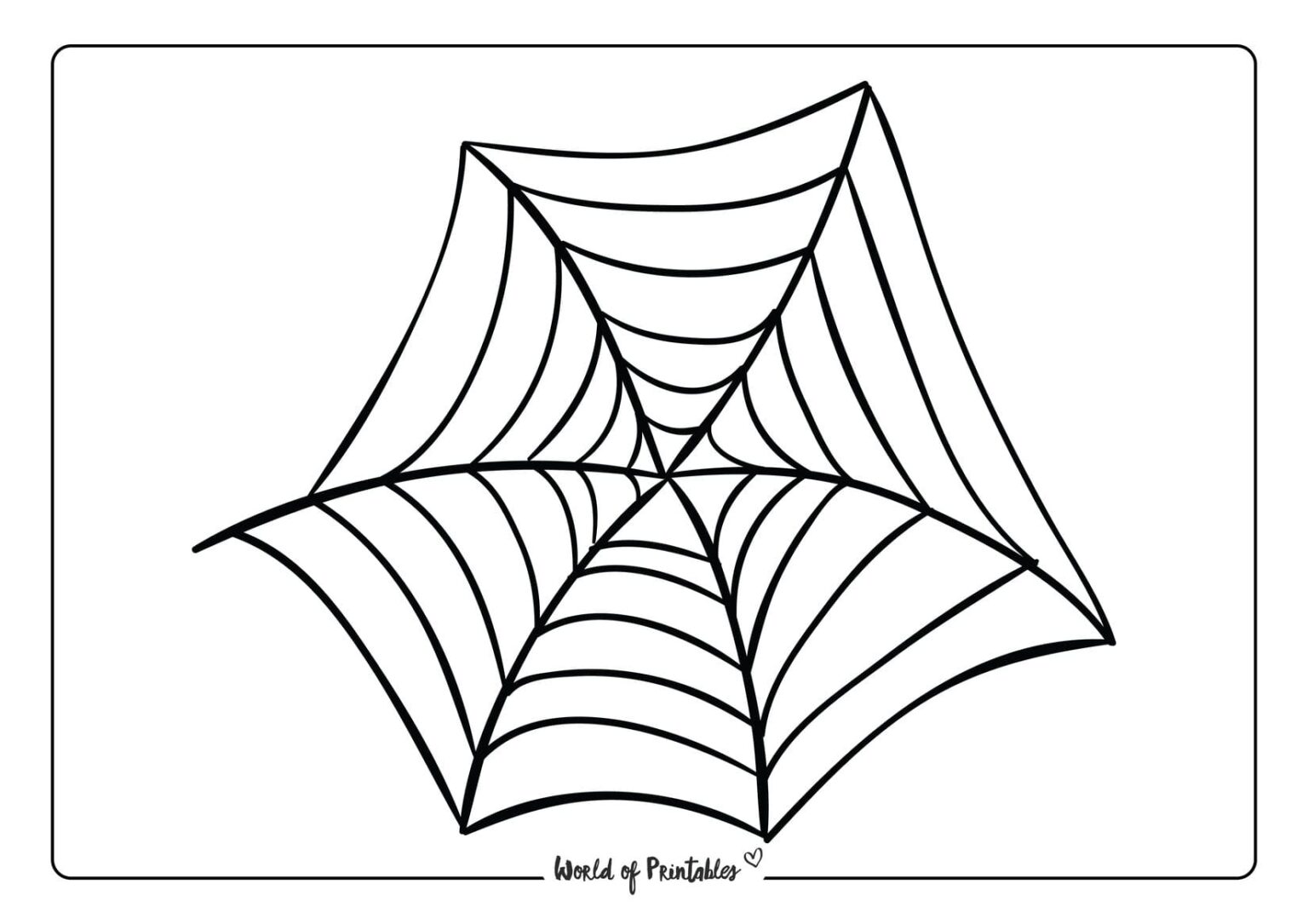 Spiderweb Printables - World of Printables