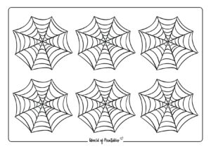 Spiderweb Printables - World of Printables