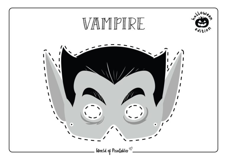 Halloween Mask Printables - World of Printables