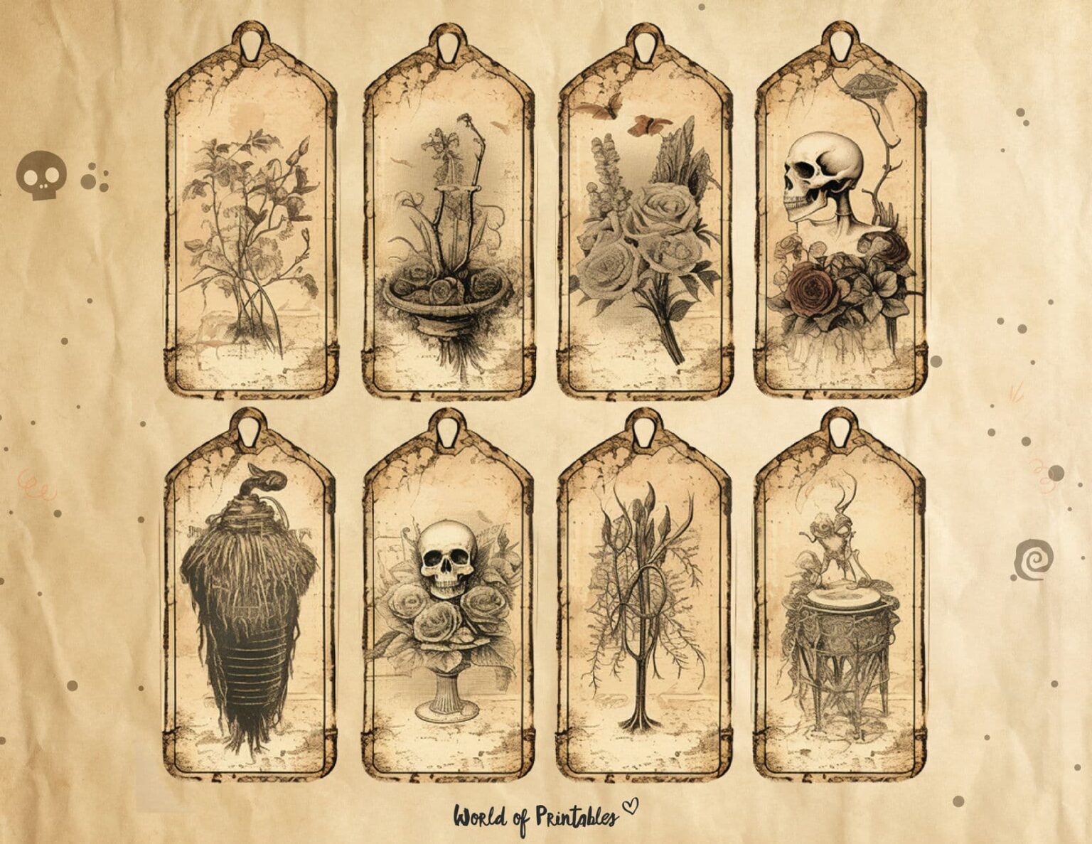 Potion Labels | 100 Halloween Bottle Labels - World of Printables