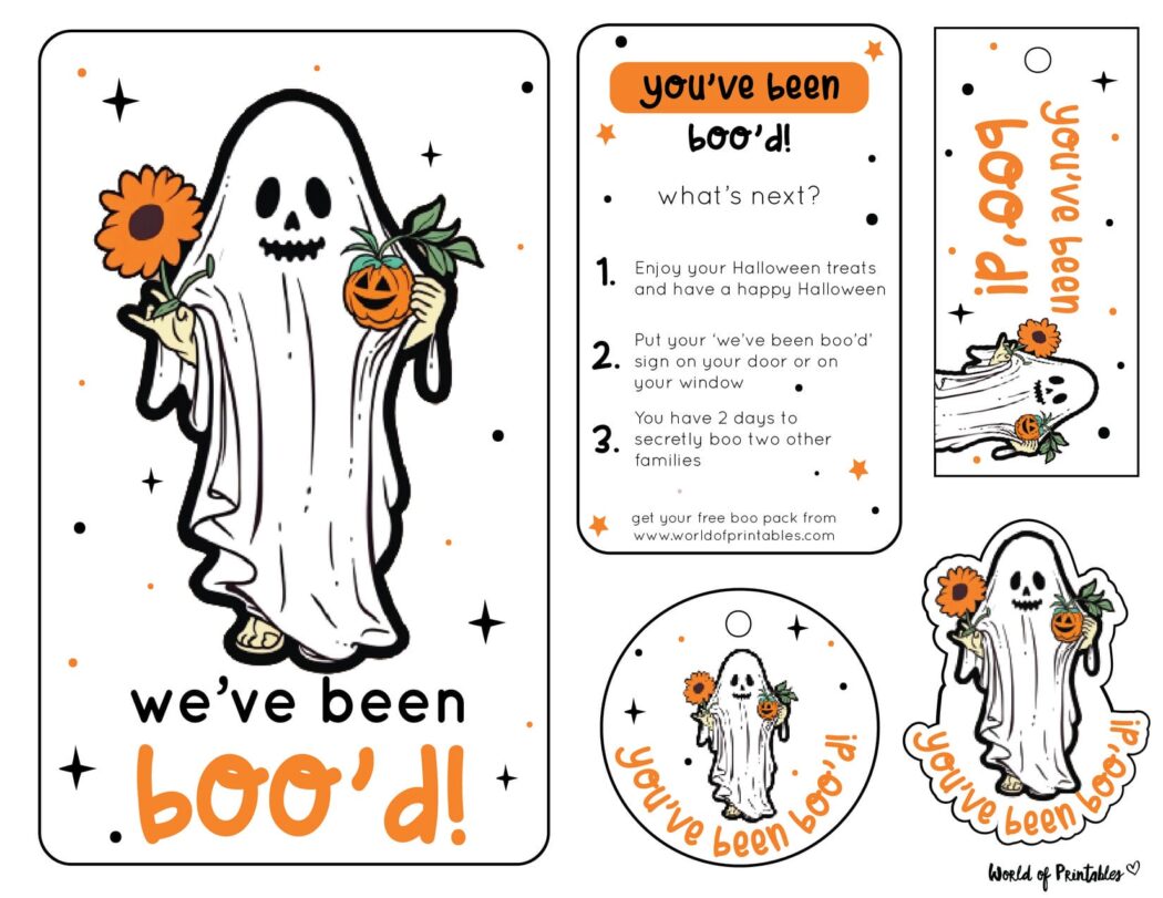 'You've Been Boo'd' Templates - World of Printables