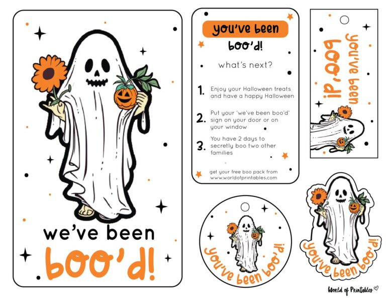 'You've Been Boo'd' Templates - World of Printables