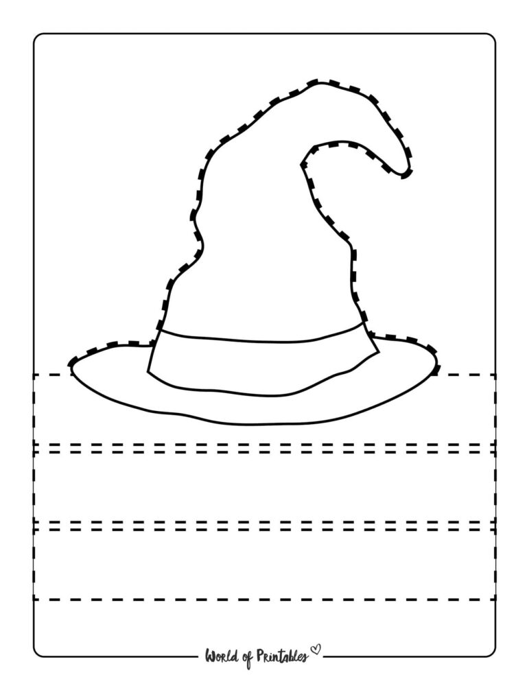 Witch Hat Printables - World of Printables