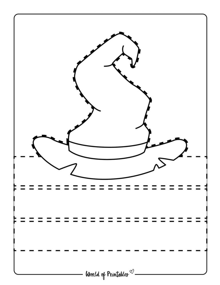 Witch Hat Printables - World of Printables