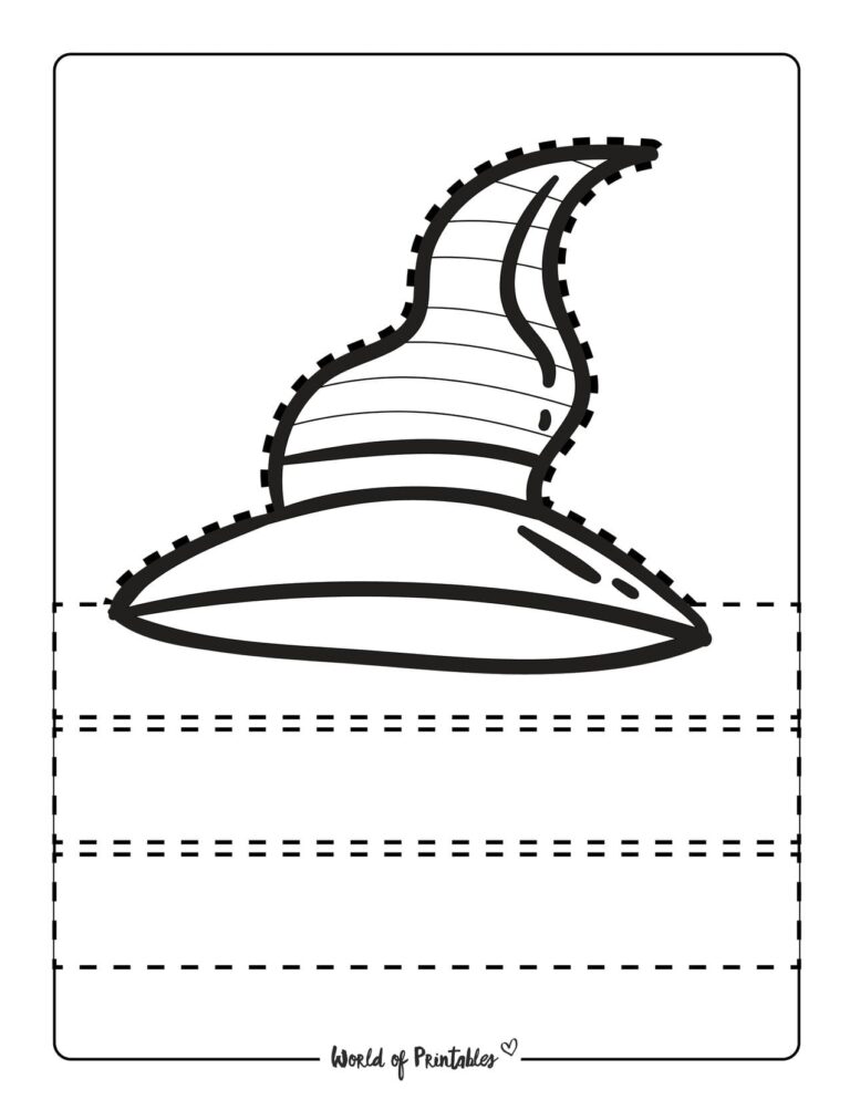 Witch Hat Printables - World of Printables