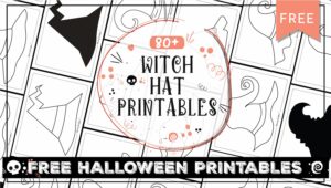 Witch Hat Printables - World of Printables