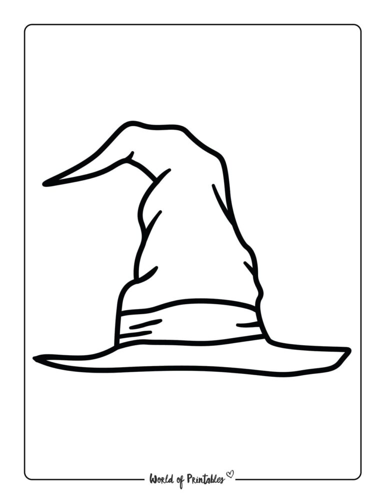 Witch Hat Printables - World of Printables