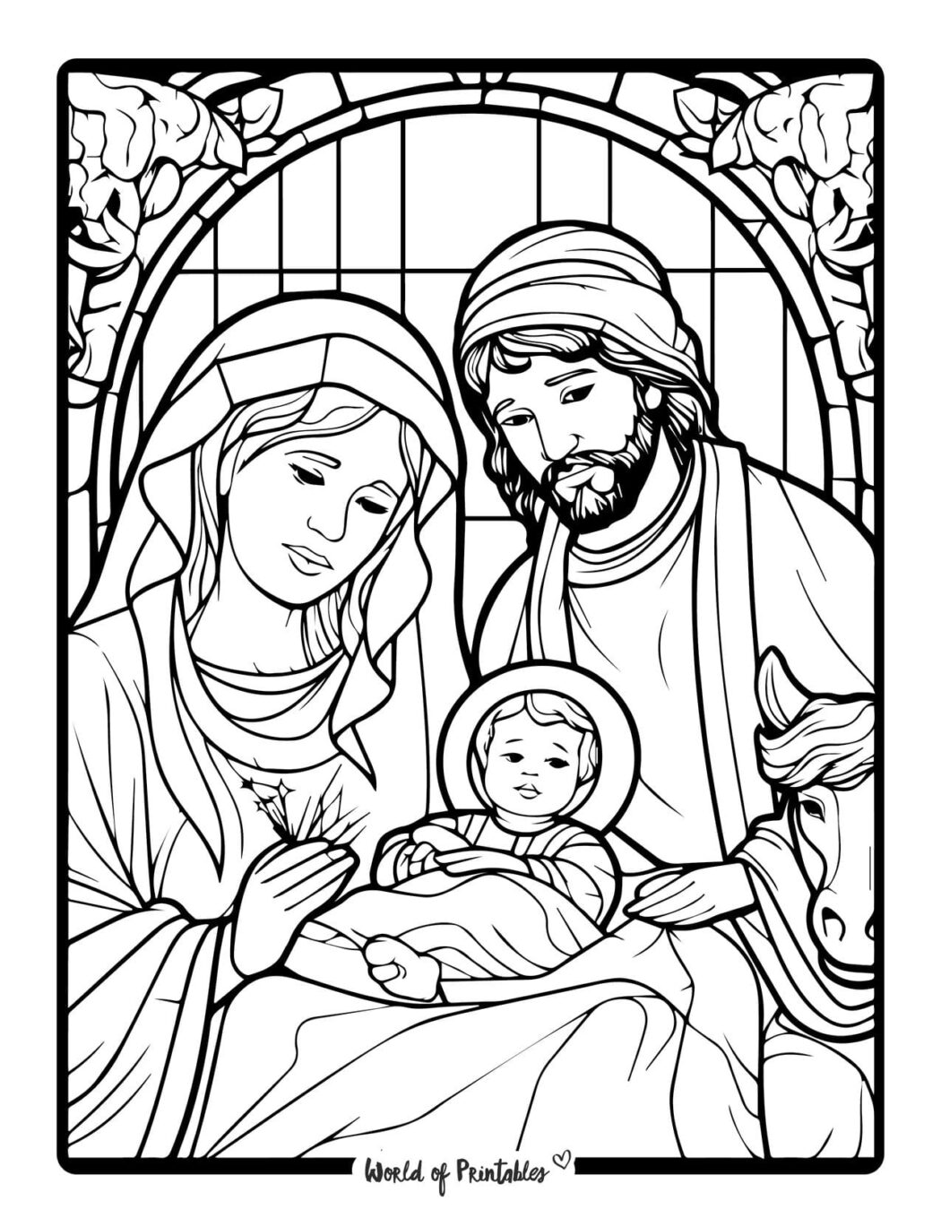 Nativity Coloring Pages - World of Printables