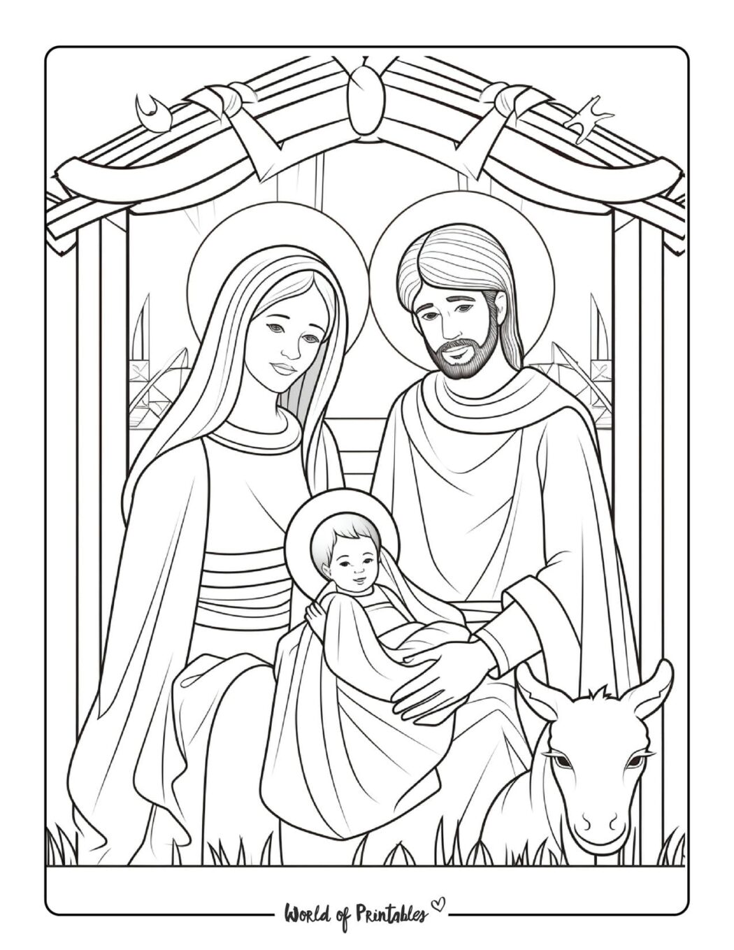 Nativity Coloring Pages - World of Printables