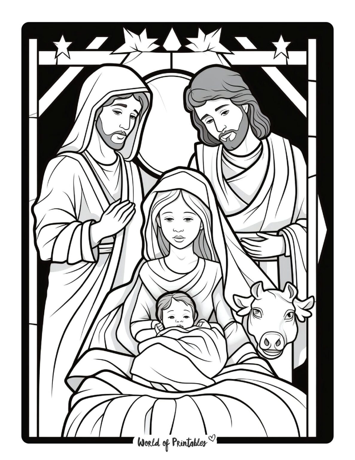 Nativity Coloring Pages - World of Printables