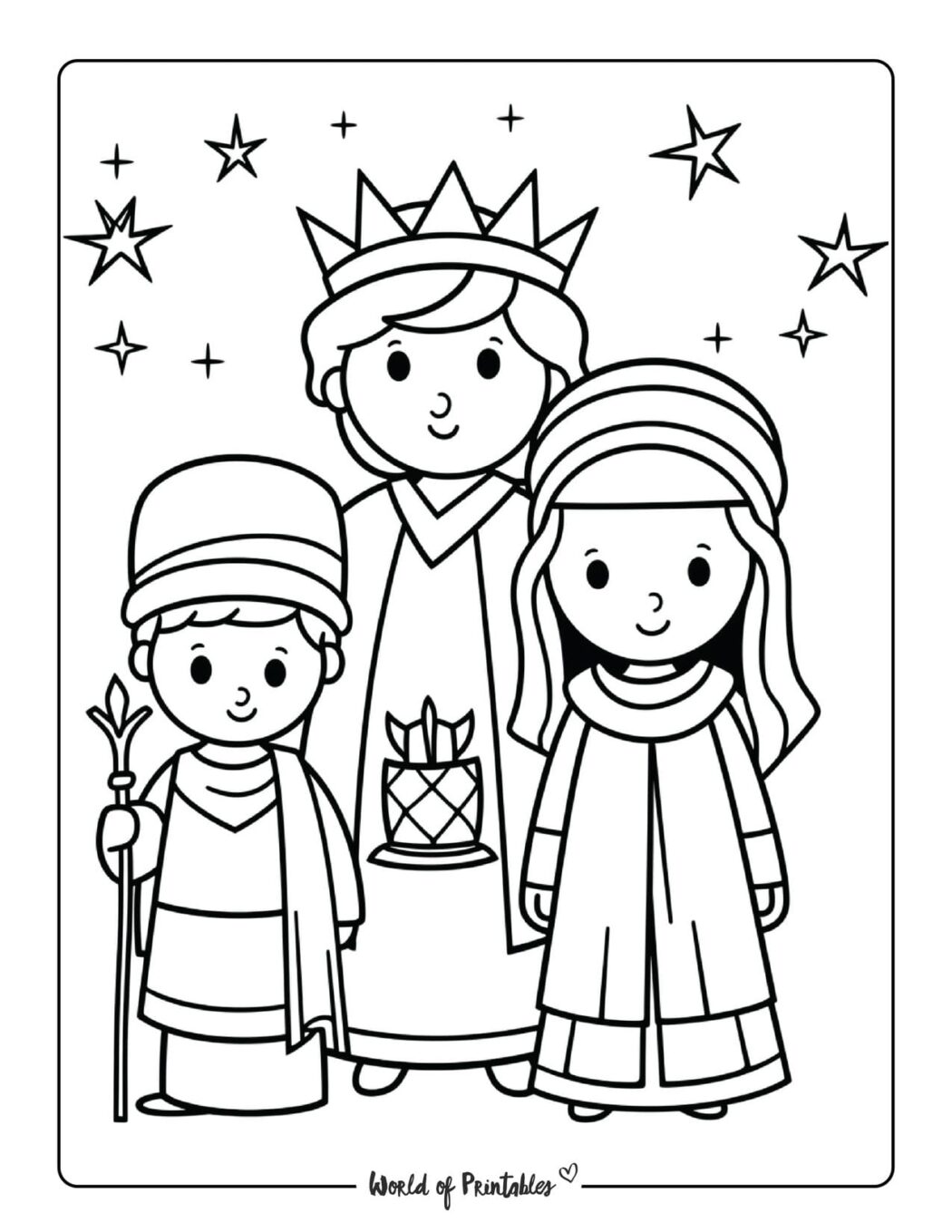 Nativity Coloring Pages - World of Printables