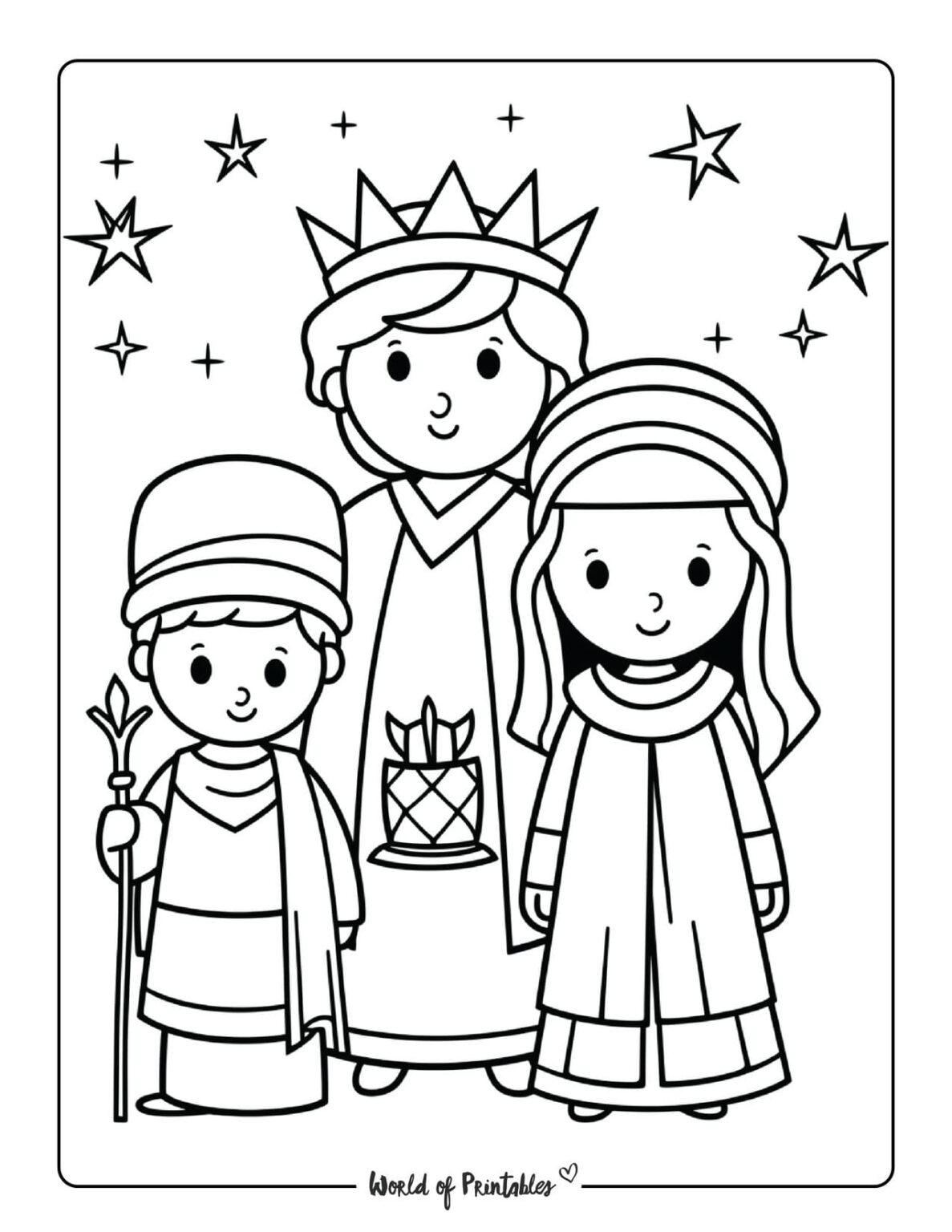 Nativity Coloring Pages - World of Printables