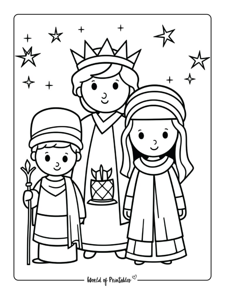 Nativity Coloring Pages - World of Printables
