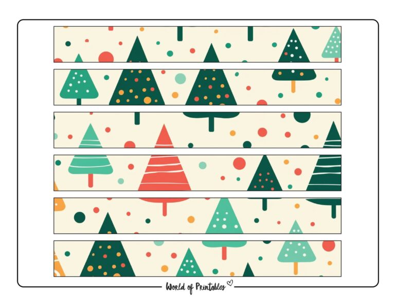 Printable Christmas Paper Chain - World of Printables