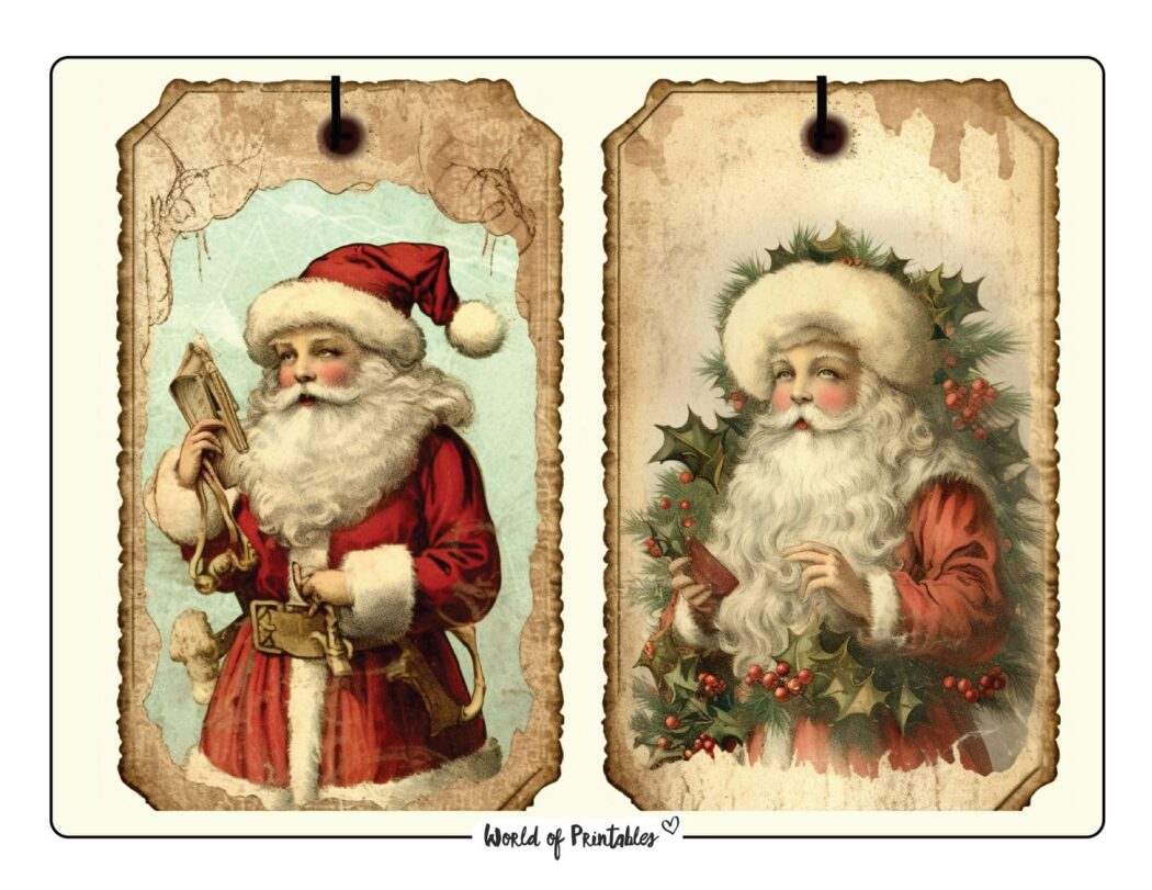 Printable Christmas Tags - World of Printables