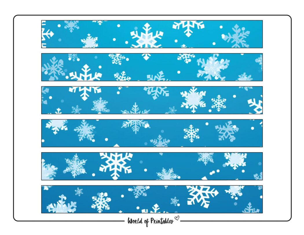 Printable Christmas Paper Chain - World of Printables