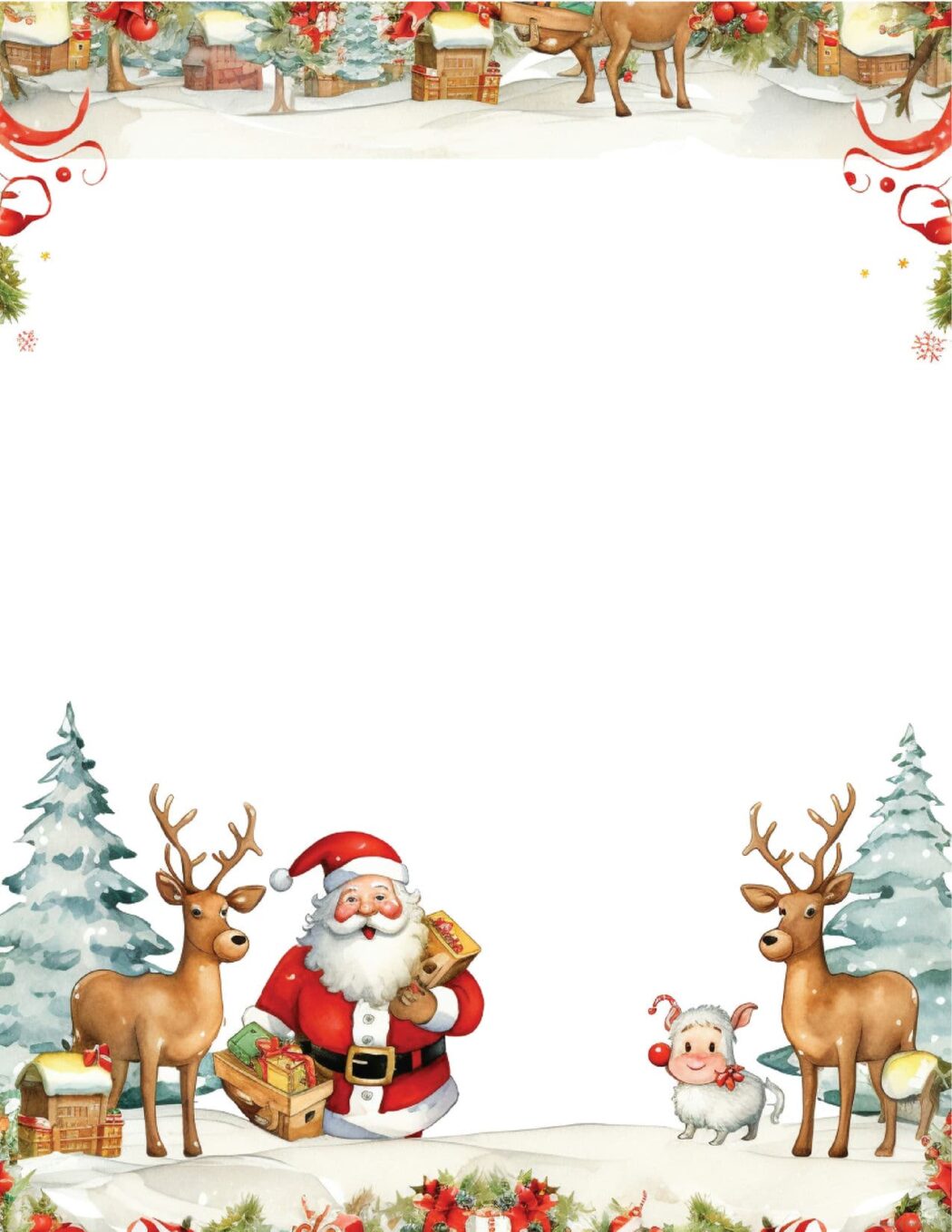 300 Free Christmas Borders - World of Printables