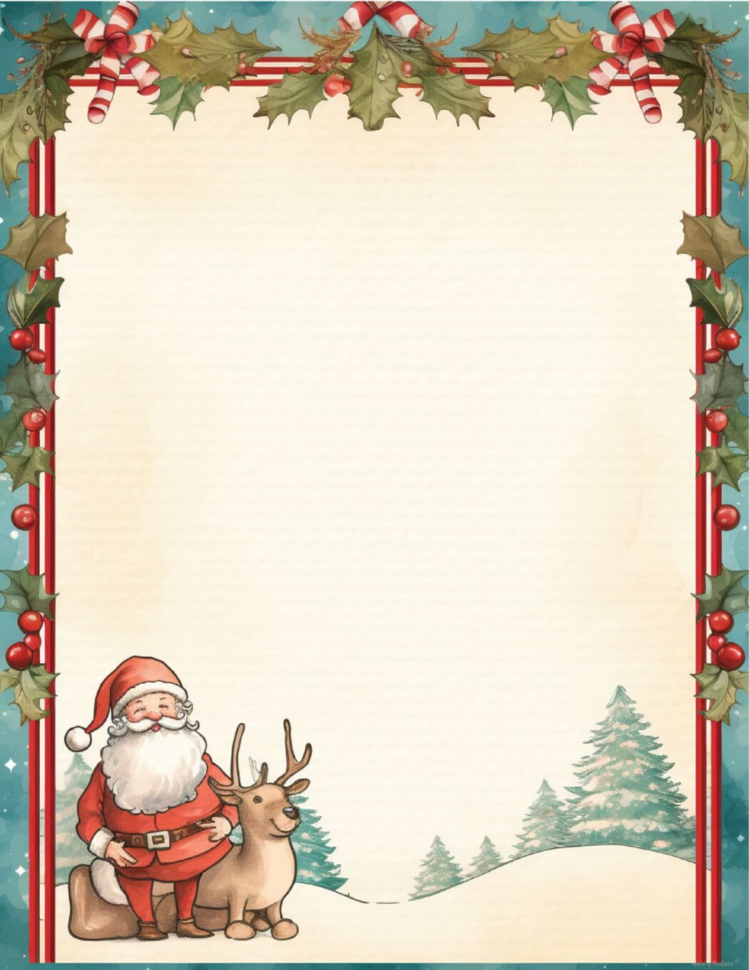 300 Free Christmas Borders - World of Printables