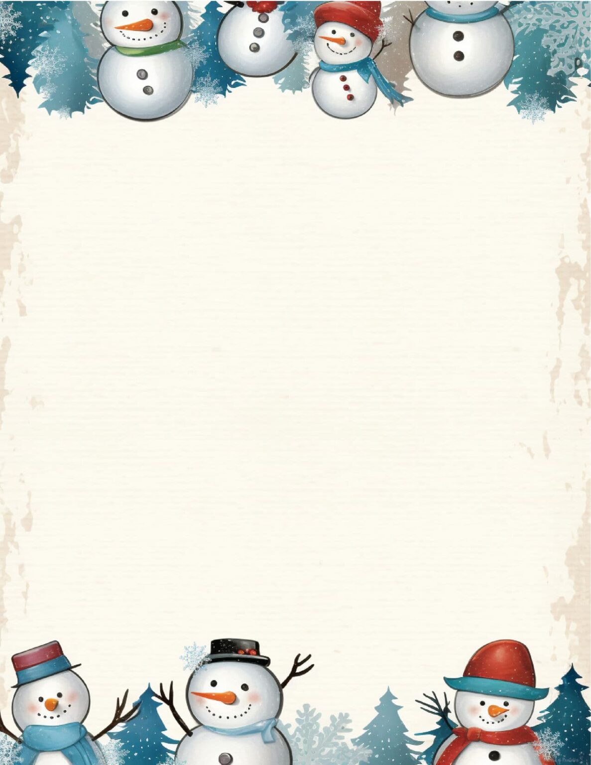 300 Free Christmas Borders - World of Printables