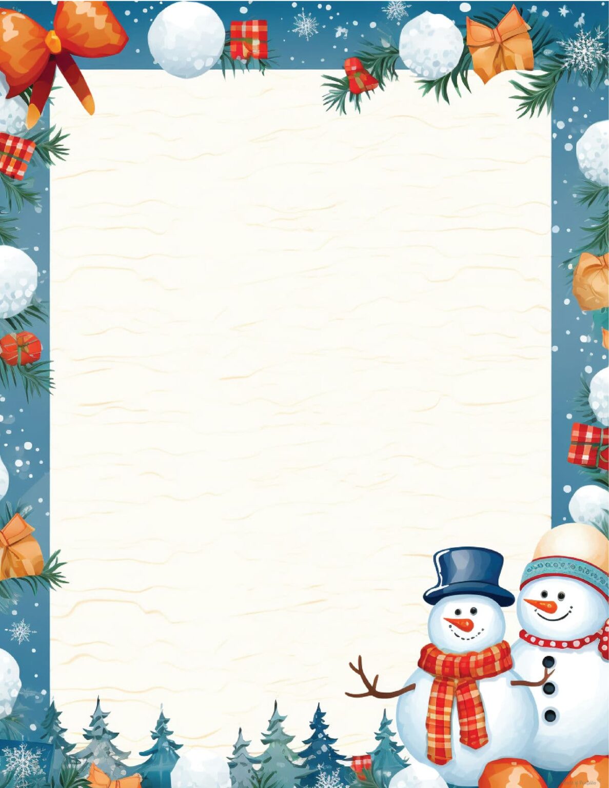 300 Free Christmas Borders - World of Printables