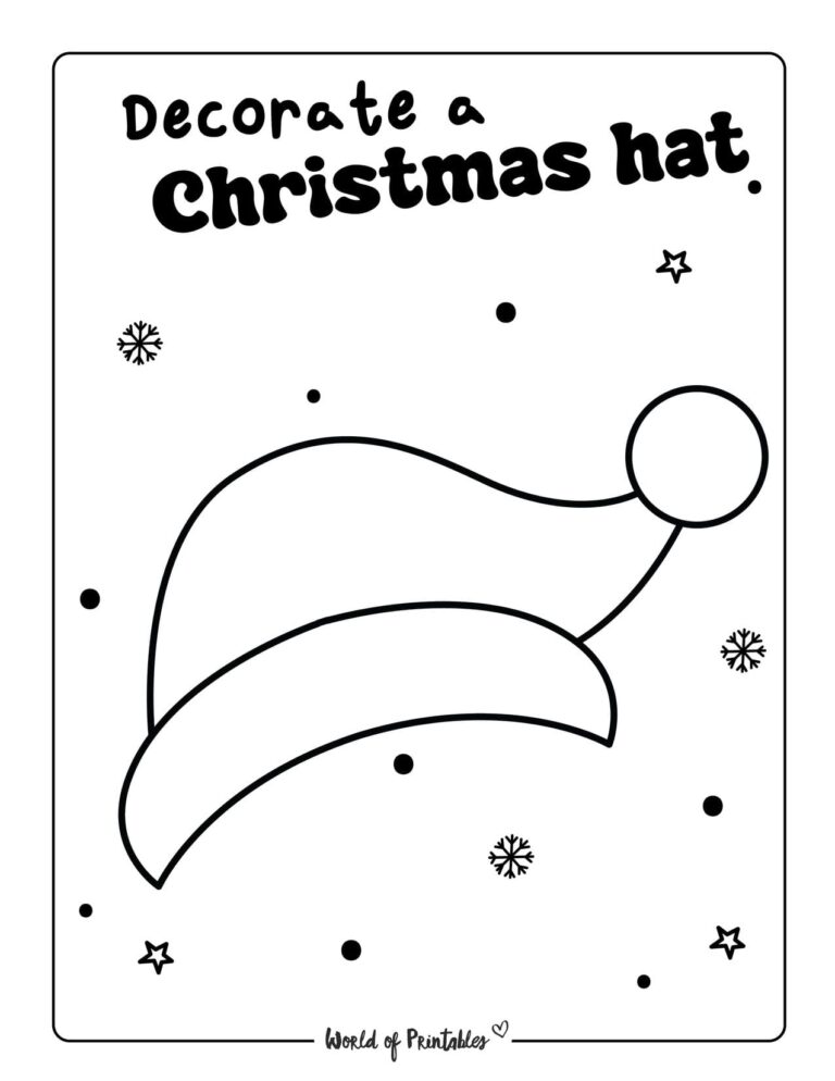 Christmas Worksheets - 100 Printable Christmas Activities - World of ...