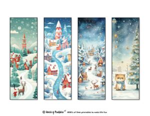 Christmas Bookmarks | 150 Free Printables - World of Printables