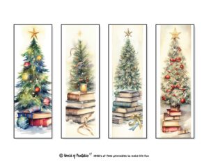 Christmas Bookmarks | 150 Free Printables - World of Printables