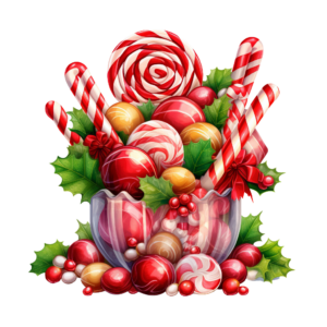 Christmas Candy Clipart - World of Printables
