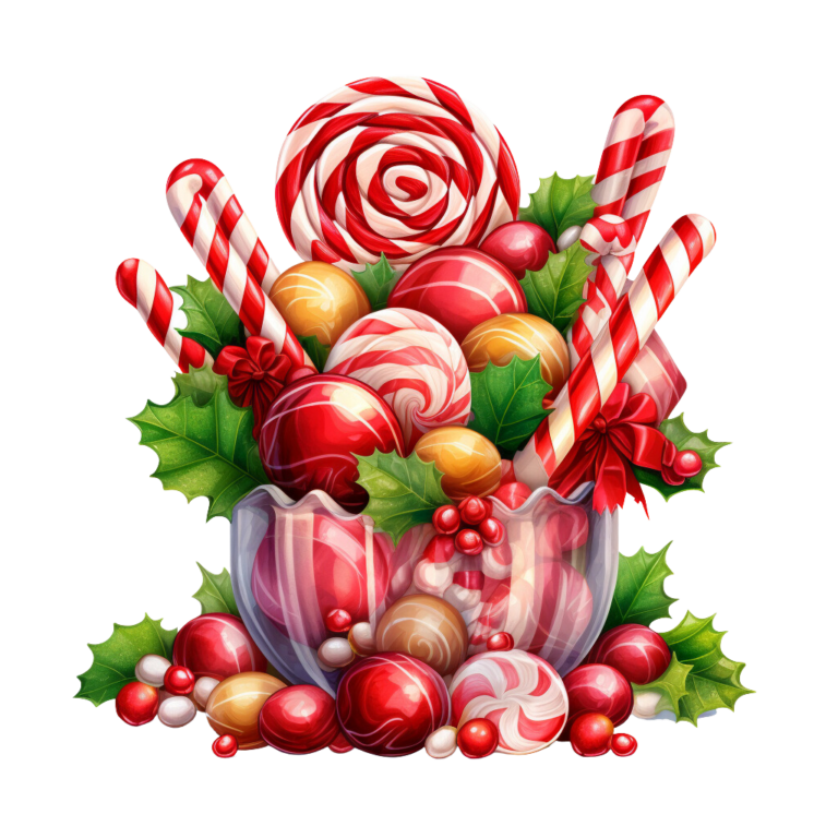 Christmas Candy Clipart - World of Printables