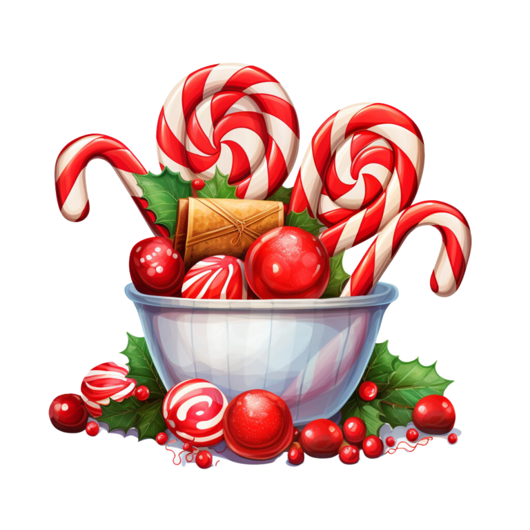 Christmas Candy Clipart - World of Printables