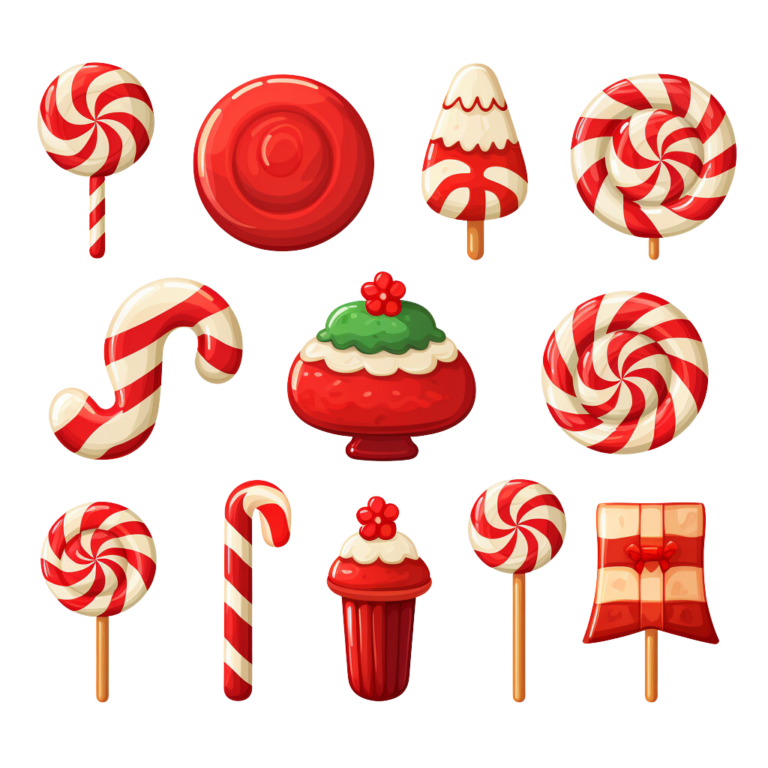 Christmas Candy Clipart - World of Printables