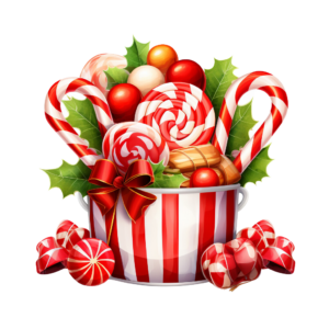 Christmas Candy Clipart - World of Printables
