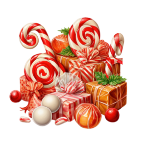 Christmas Candy Clipart - World of Printables