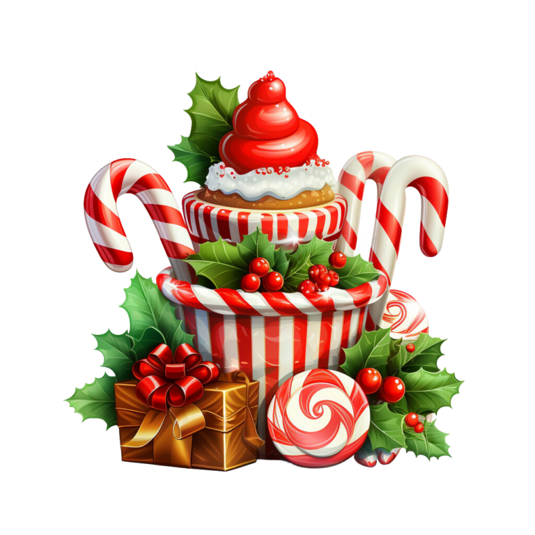 Christmas Candy Clipart - World of Printables