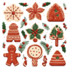 Christmas Cookie Clipart - World of Printables