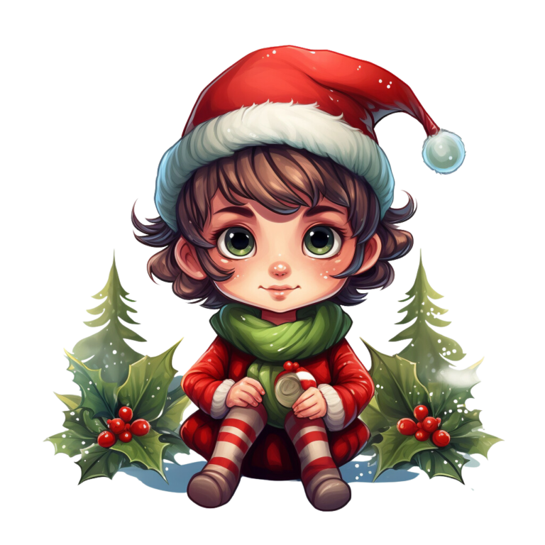 Christmas Elf Clipart - World of Printables