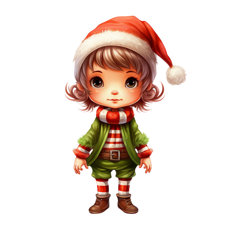 Christmas Elf Clipart - World of Printables