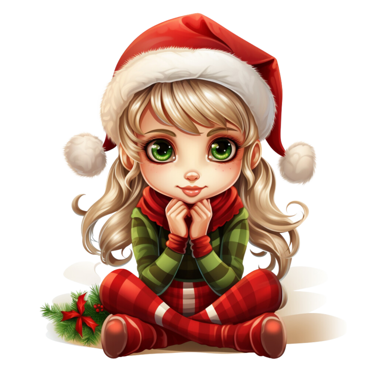 Christmas Elf Clipart - World of Printables