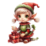 Christmas Elf Clipart - World of Printables