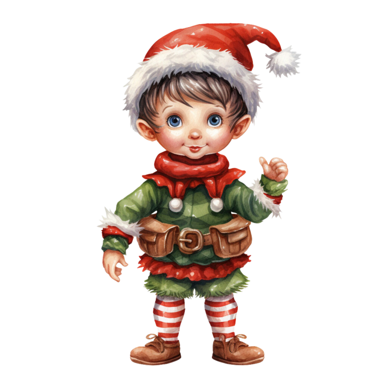 Christmas Elf Clipart - World of Printables