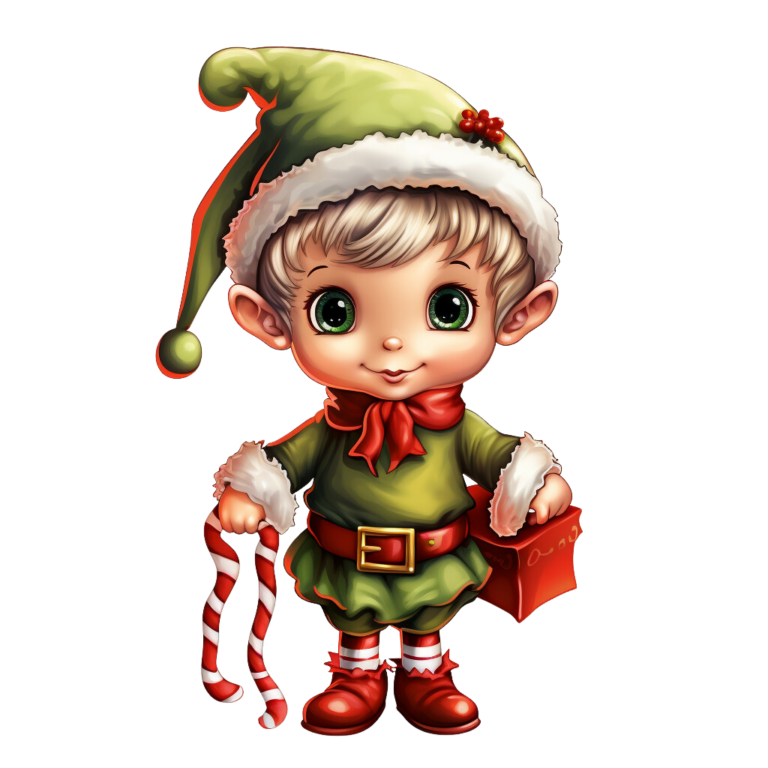 Christmas Elf Clipart - World of Printables