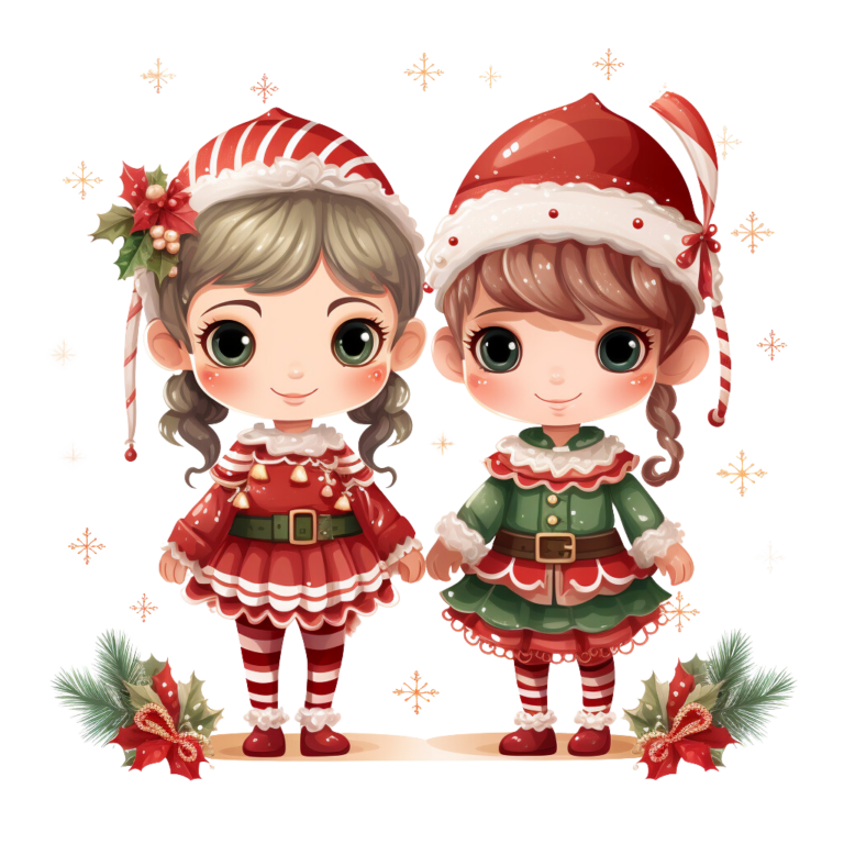 Christmas Elf Clipart - World of Printables