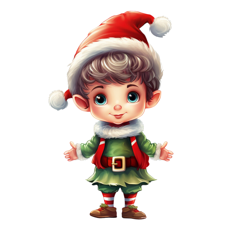 Christmas Elf Clipart - World of Printables