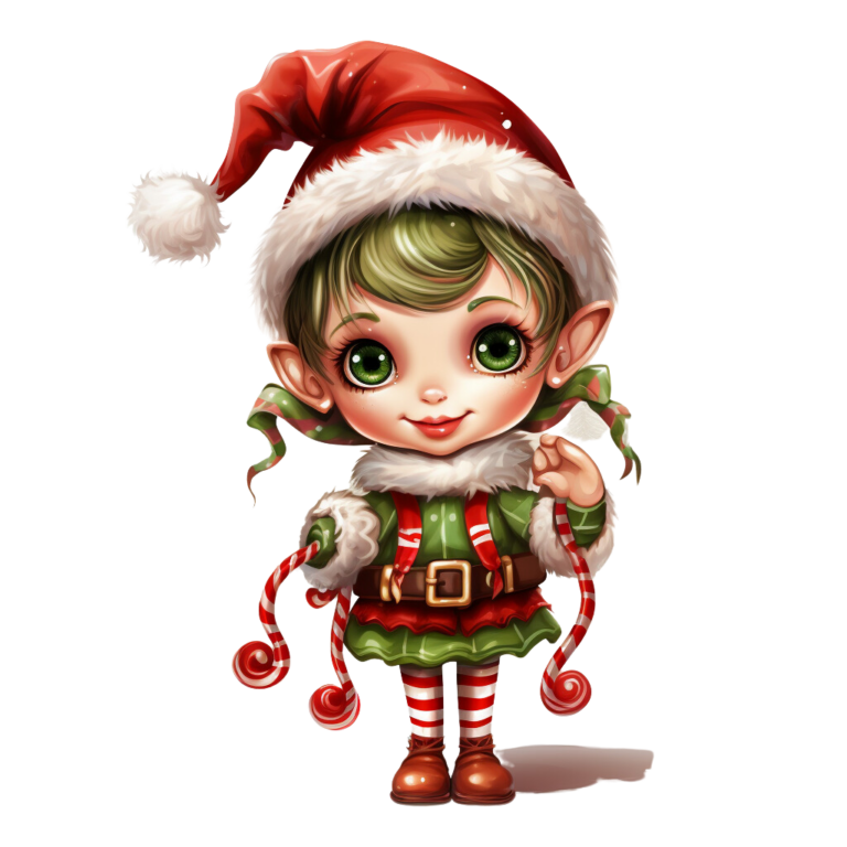 Christmas Elf Clipart - World of Printables