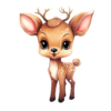 Christmas Reindeer Clipart - World of Printables